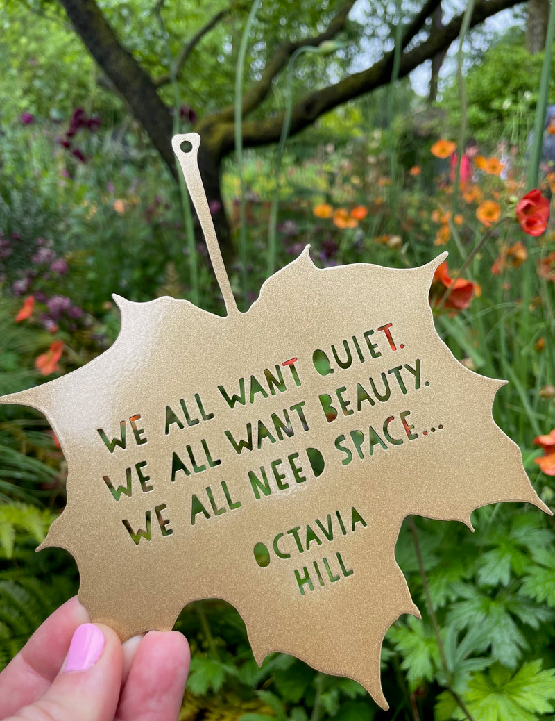 "We all want quiet, we all want beauty, we all need space..." Octavia ...